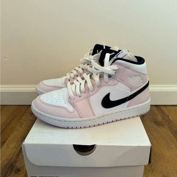 Jordan | Shoes | Womens Air Jordan Mid Barely Rose | Poshmark